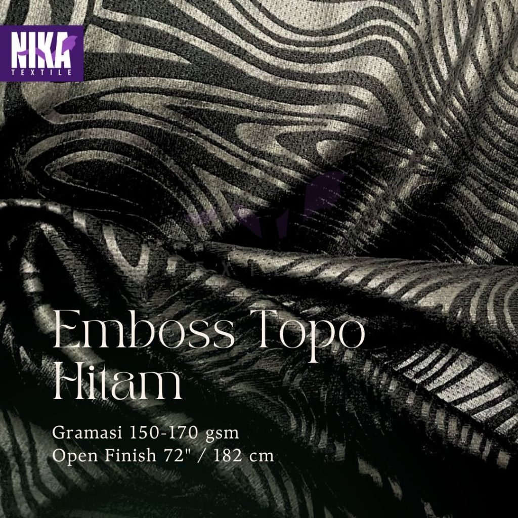 Jual Kain Bahan Jersey Drifit Dryfit Emboss Brazil Corak Topo Hitam ...