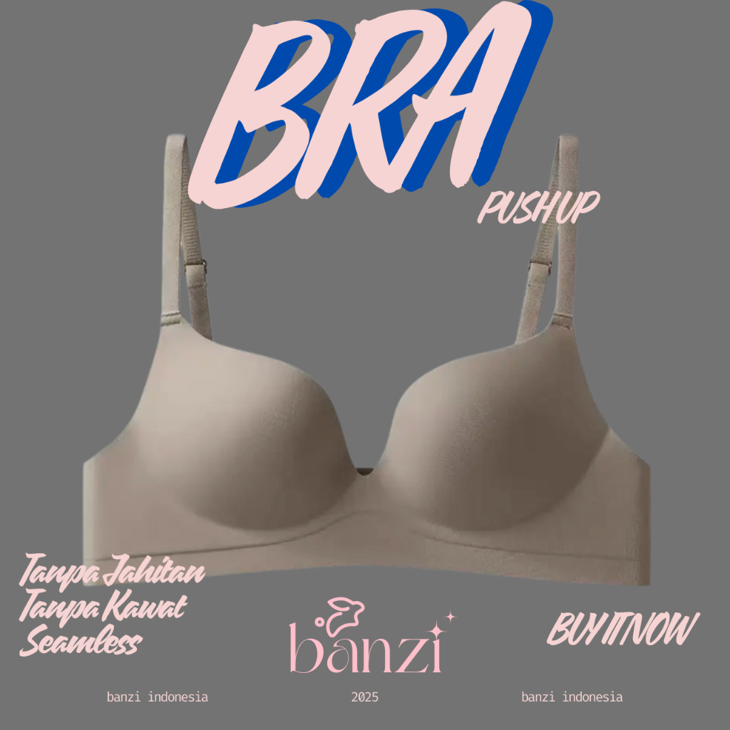 Jual Banzi BH Push Up Bra Wanita Seamless B1D Tanpa Jahitan Tanpa Kawat ...