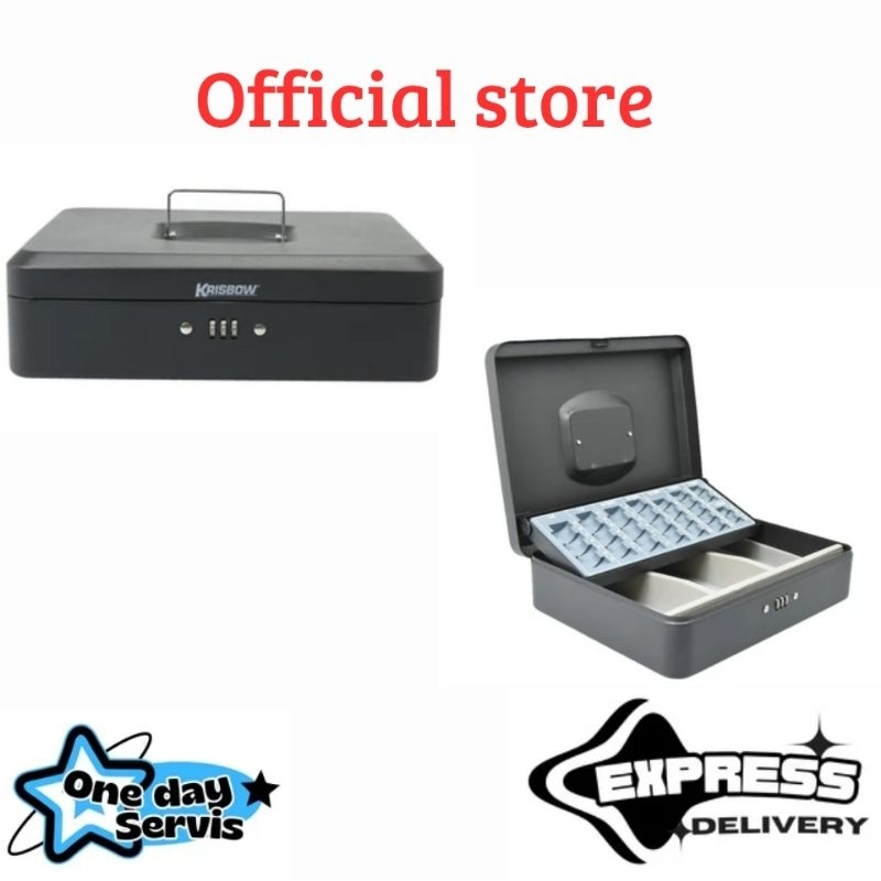 Jual Krisbow Cash Box Dengan Nomor Kombinasi 30 Cm - Hitam | Shopee ...
