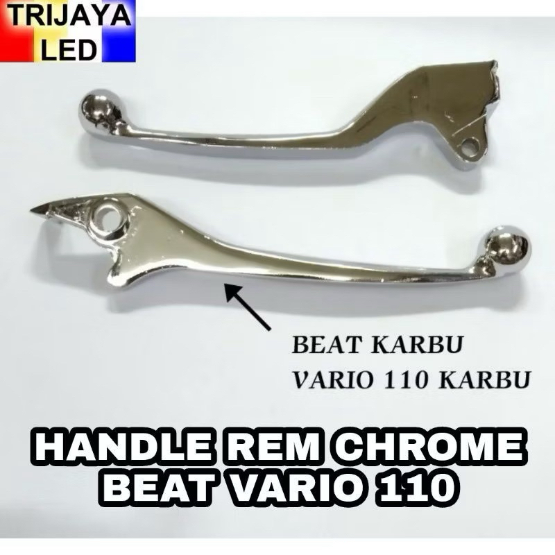 Jual handle rem chrome krome non cbs beat esp vario 110 karbu old honda ...