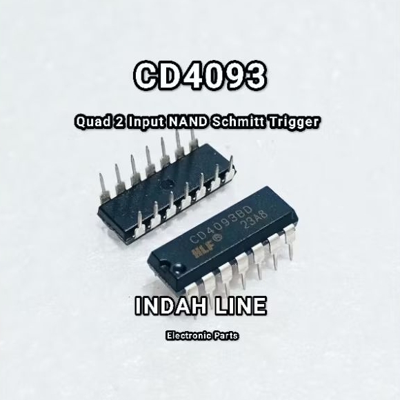 Jual IC 4093 CD4093 CD4093BE HEF4093 HLF4093 | Shopee Indonesia