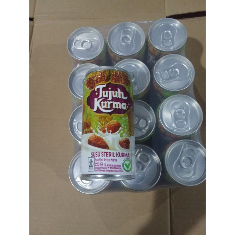 Jual tujuh kurma susu rasa kurma segar kemasan botol kaleng 1pk isi ...