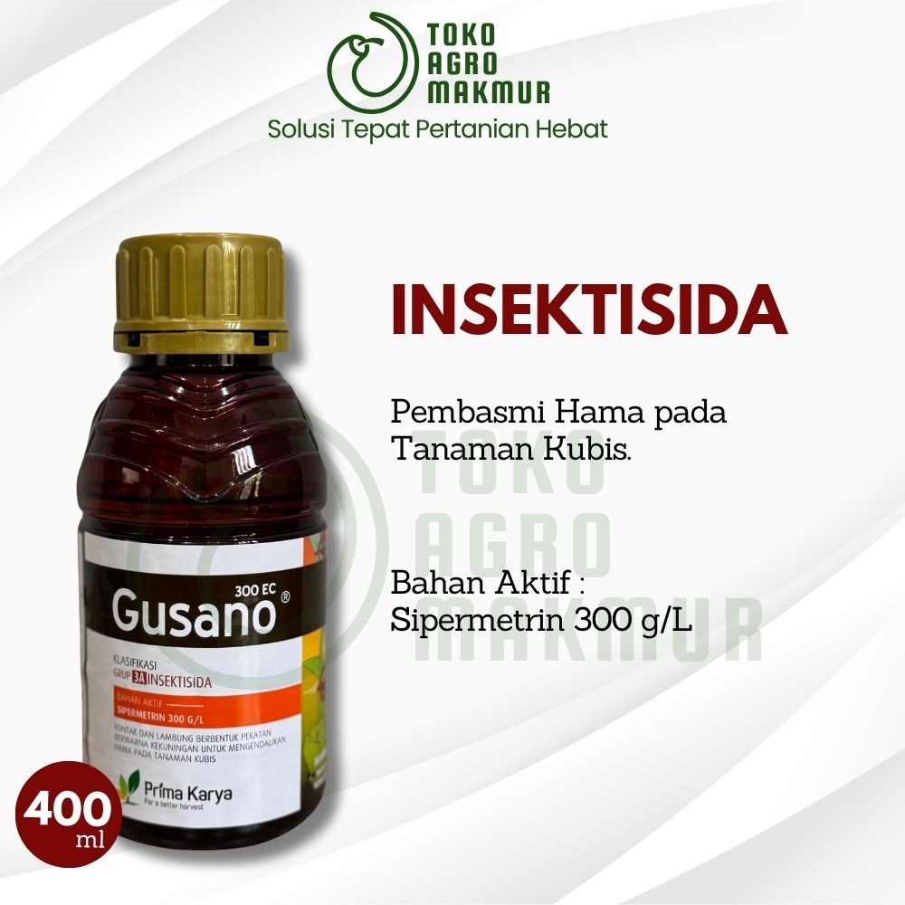 Jual GUSANO 300EC GRUIP 3A INSEKTISIDA MENGENDALIKAN HAMA PADA TANAMAN ...