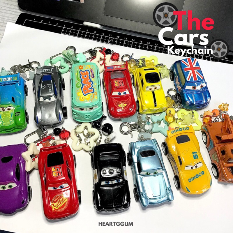 Jual [Buy 2 Get 1 Random] The Cars Keychain by heartggum | t. gantungan ...