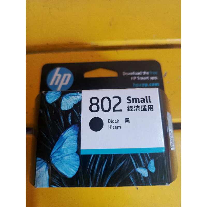 Jual Tinta HP 802 Small Black Original Cartridge | Shopee Indonesia