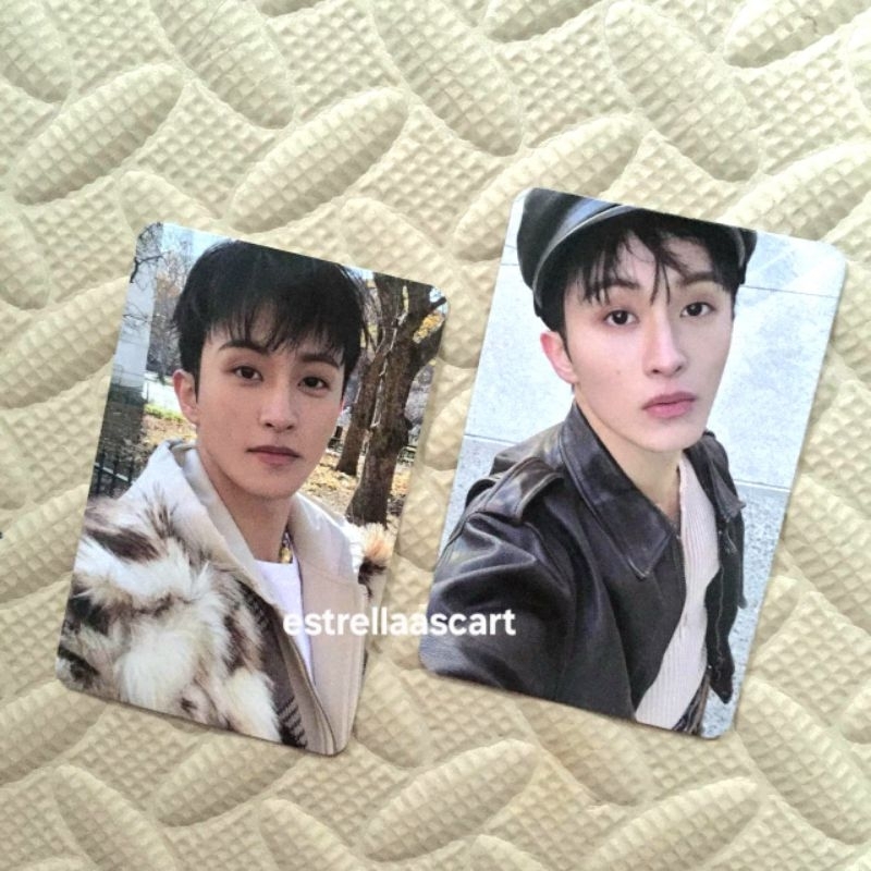 Jual [ use spx ] MARK PHOTOCARD TRILOGY THE FIRSTFRUIT ☆ leather fur jacket stranger righteous ...