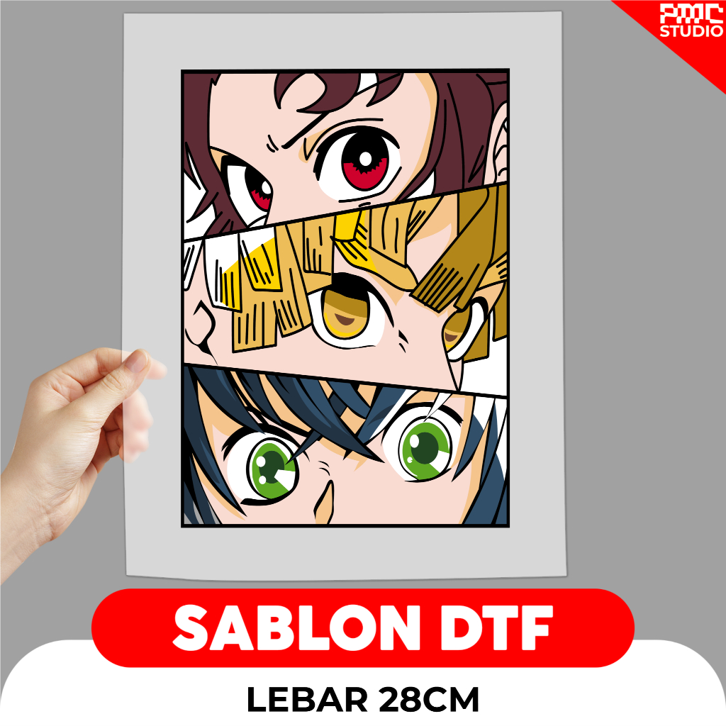 Jual Sablon Setrika DTF Siap Press A3 Tema Distro Anime Vol. 4 | Shopee ...