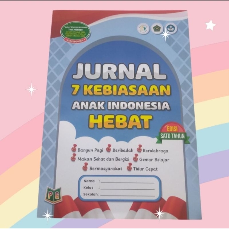 Jual buku teks jurnal 7 kebiasaan anak Indonesia hebat edisi untuk satu tahun | Shopee Indonesia