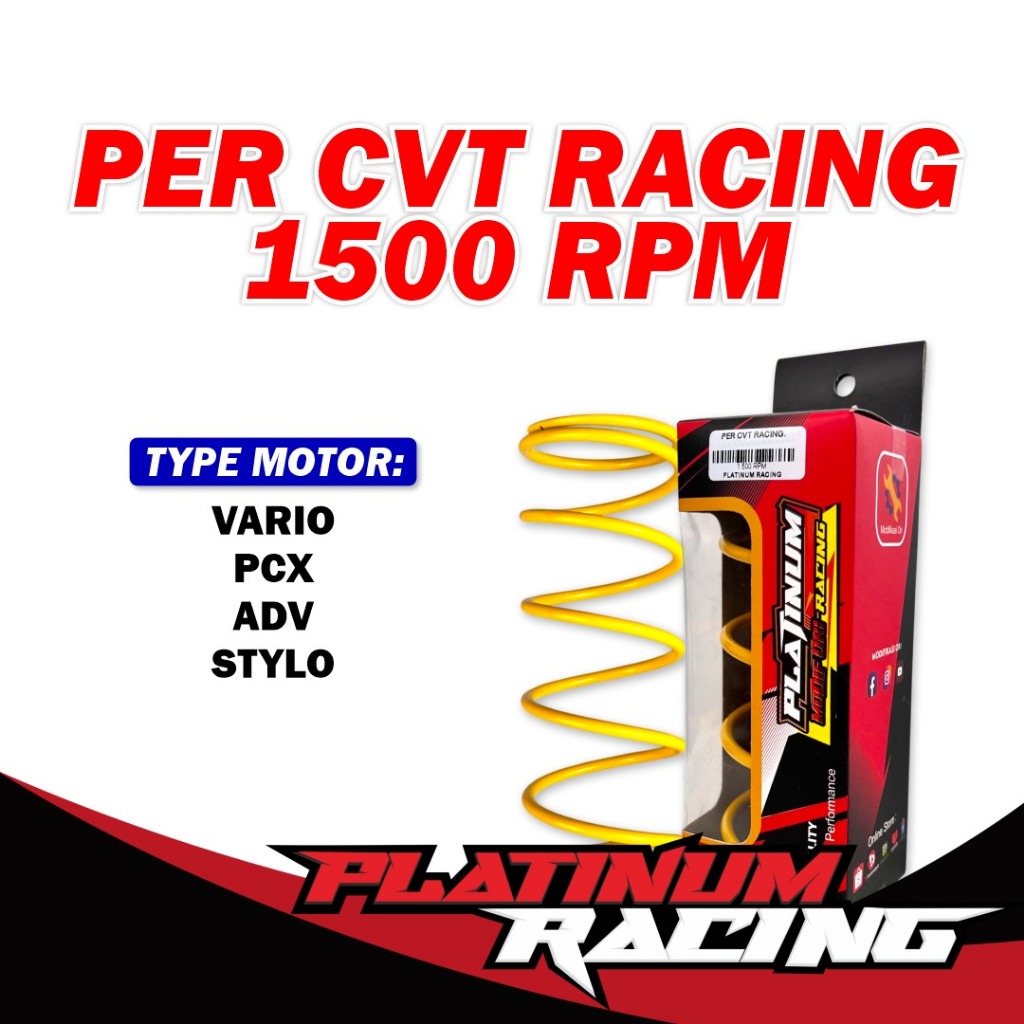 Jual PER CVT RACING 1500 RPM VARIO 125 - 150 - 160 / PCX / ADV 150 ...