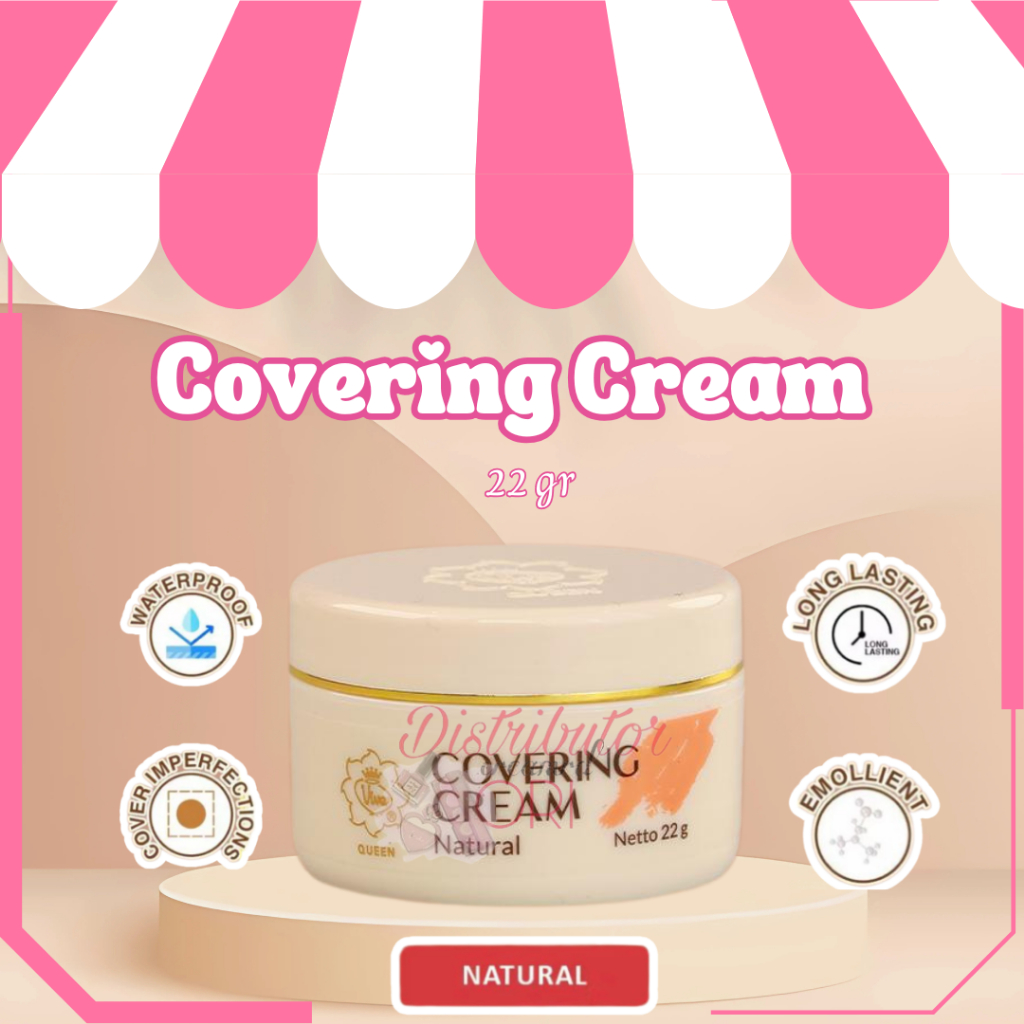 Jual Viva Queen Covering Cream Waterproof & Long Lasting Penutup Noda ...