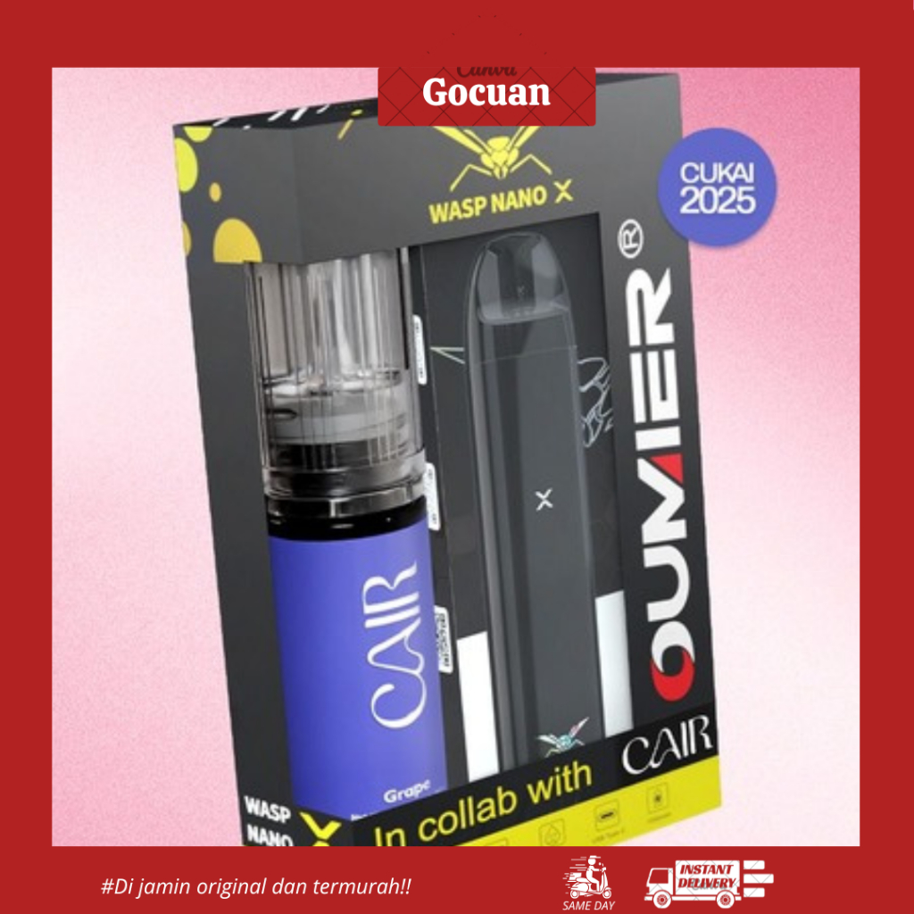 Jual WASP NANO X POD 1000MAH DEVICE BUNDLING LIQUID CAIR 15ML ORIGINAL ...