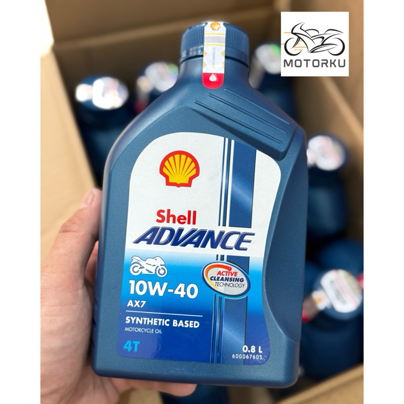 Jual OLI SHELL ADVANCE AX7 800ml 10W-40 MOTOR | Shopee Indonesia
