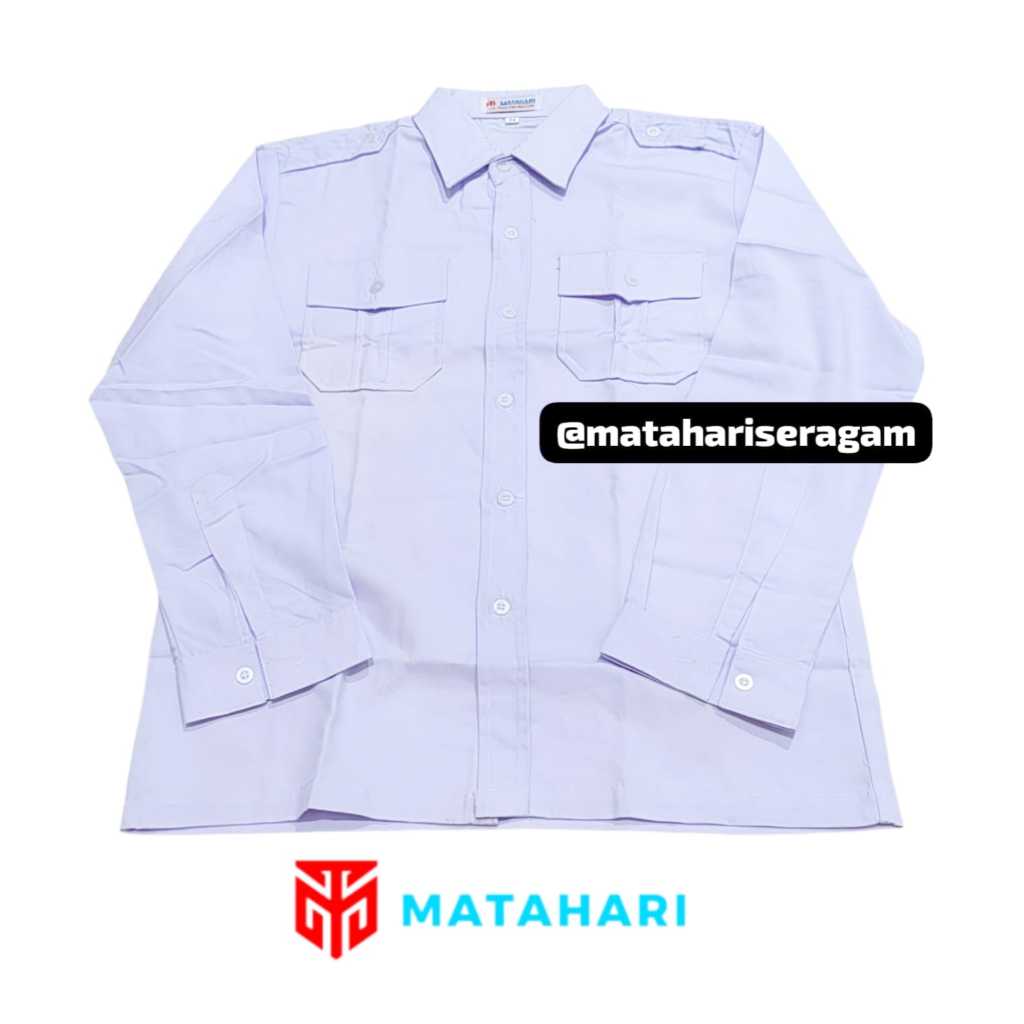 Jual Matahari Seragam / Baju 2 pangkat lengan panjang / Baju 2 kantong ...