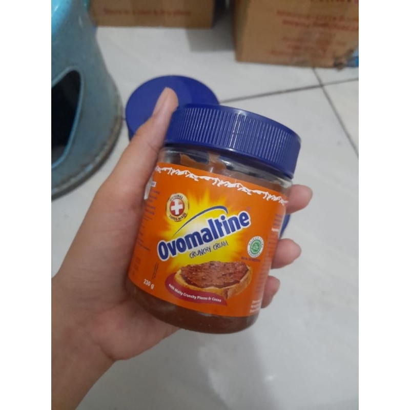 Jual Ovomaltine Crunchy Cream 230gr - Selai cokelat Crunchy baca deskripsi | Shopee Indonesia