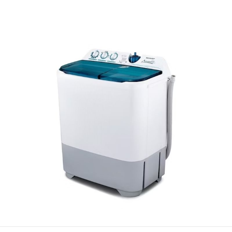 Jual Mesin Cuci Sharp 2 Tabung ES-T85CR 8 KG ES T85CR Aqua Magic ...