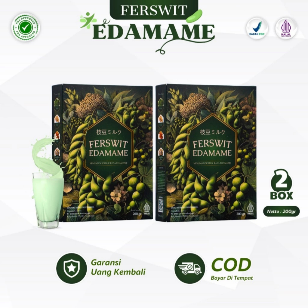 Jual Ferswit Susu Kacang Edamame Asli Jepang Untuk Asam Lambung 200gr 2 ...