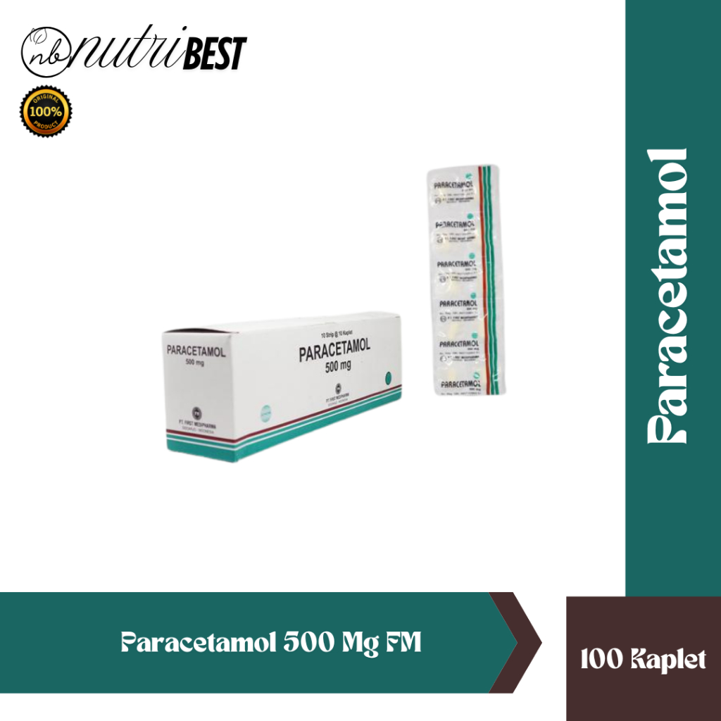 Jual Paracetamol 500 Mg 100 Kaplet Fm | Shopee Indonesia