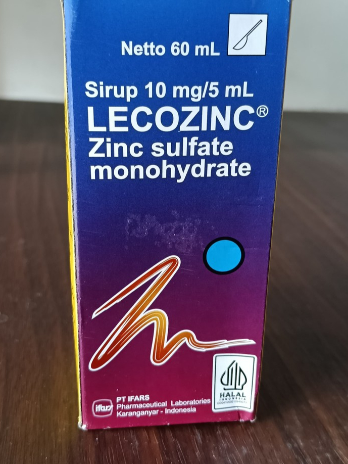 Jual Sirup LECOZINC Zinc sulfate monohydrate 60 mL OBAT DIARE ANAK SIRUP DIARE ANAK | Shopee ...