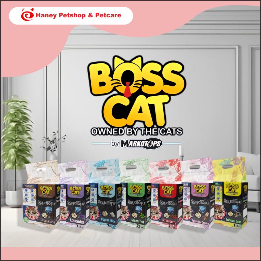 Jual Tofu Boss Cat Pasir Kucing Gumpal Wangi Tofu Soya Cat Litter 7 ...
