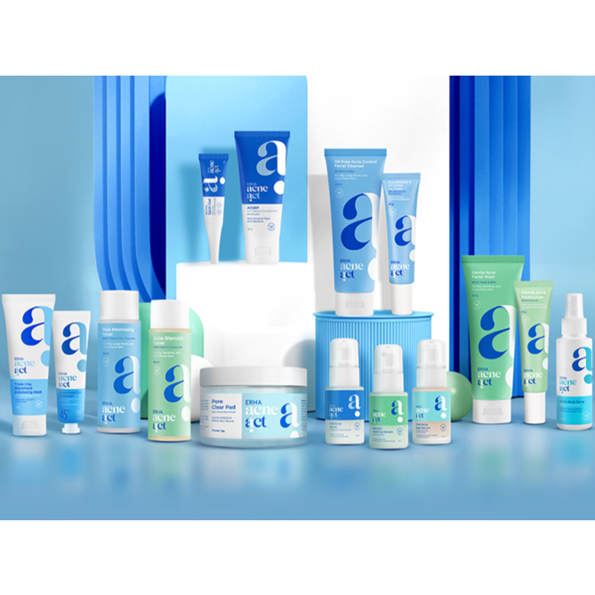 Jual ERHA ACNEACT SERIES / ACSBP Facial Scrub / BHA Sulphur Ance Spot ...