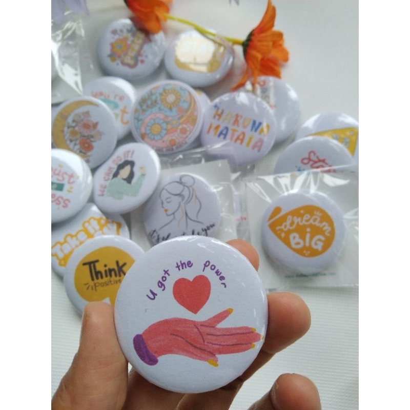 Jual Bros Pin Digital Printing bisa custom desain | Shopee Indonesia