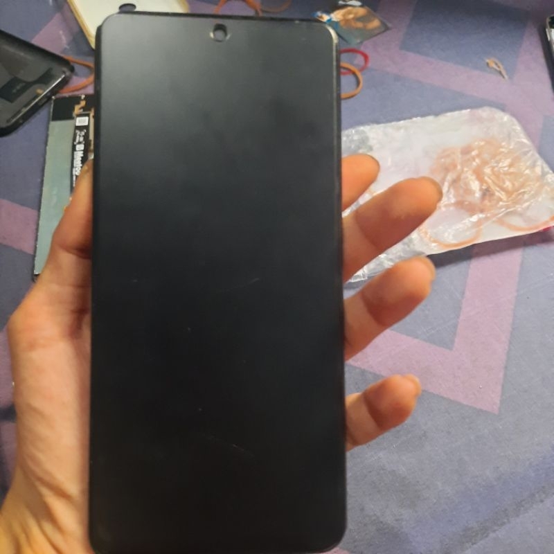 Jual lcd ori copotan amoled redmi note 10 4G retak sehelai+ frame ...