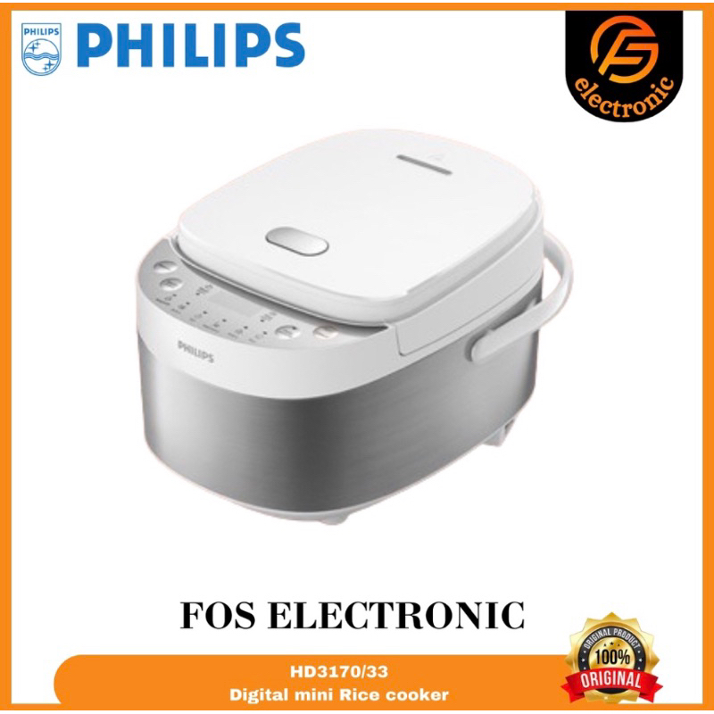 Jual PHILIPS Mini Rice Cooker Digital 0,85 Liter- 400 Watt - Penanak ...