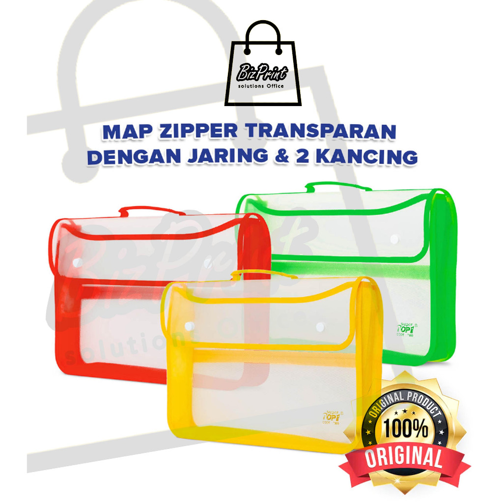 Jual MAP ZIPPER KANCING/ MAP ZIPPER JARING/ MAP TENTENG | Shopee Indonesia