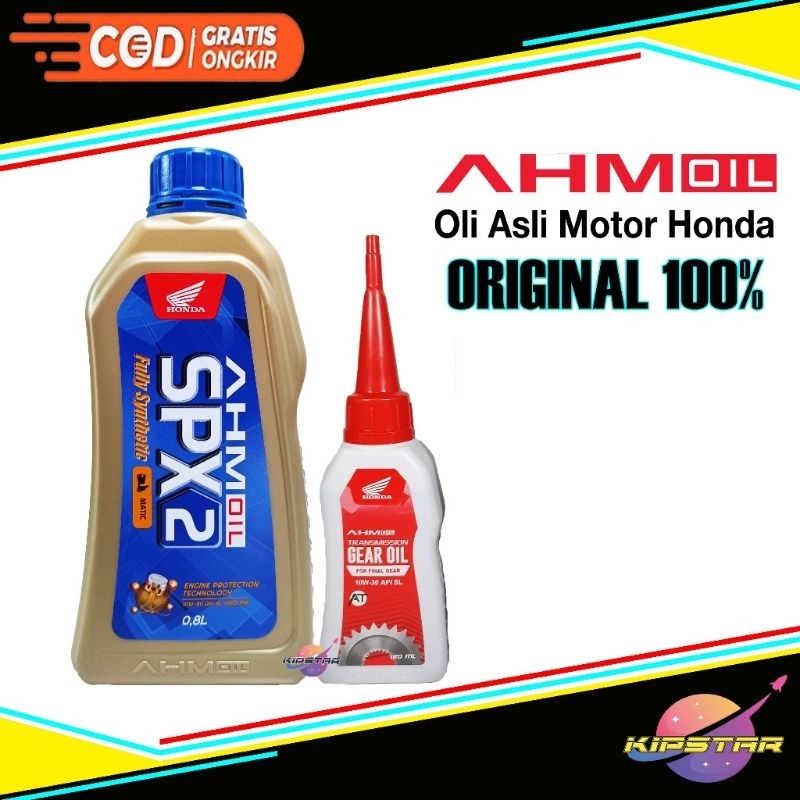 Jual PAKET OLI SPX 2 & OLI GARDAN AHM | PAKETAN GANTI OLI MATIC ( DI ...