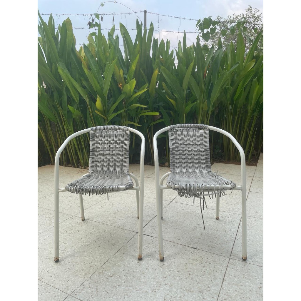 Jual AZKO / ACE HARDWARE - 2 buah Kursi Teras Anyaman Soleil Wicker ...