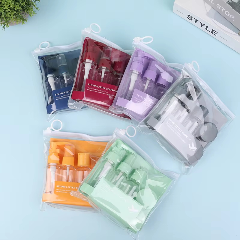 Jual Mini Jar Makeup Bottle Travel Set Botol Kosmetik Travel 6 in 1 ...