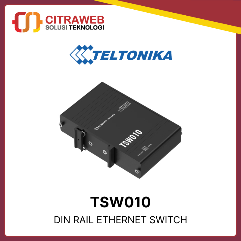 Jual Teltonika TSW010 Industrial Din Rail Switch | Shopee Indonesia