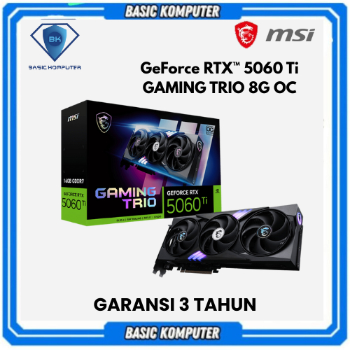 Jual MSI RTX 5060 Ti GAMING TRIO 8G OC VGA / RTX 5060Ti | Shopee Indonesia