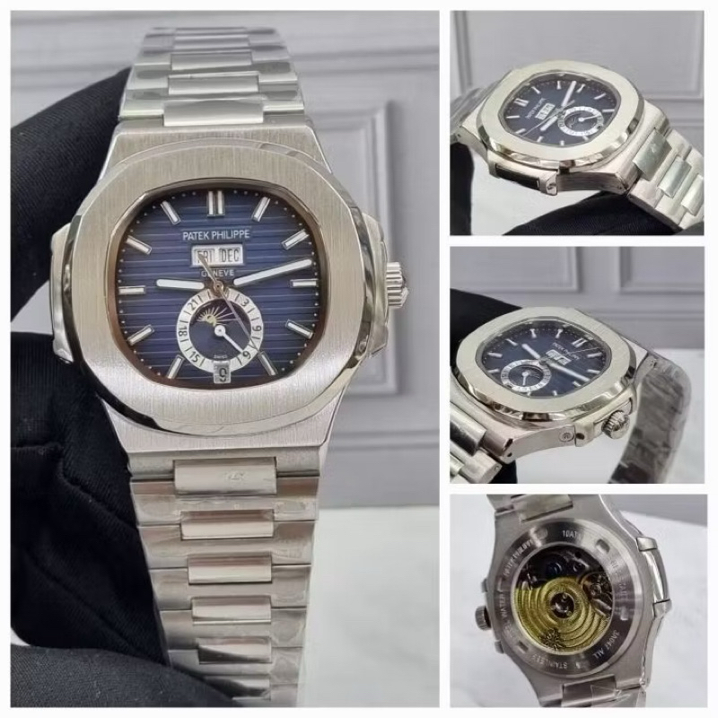 Jual JAM TANGAN SULTAN PATEK PHILIPE AUTOMATIC JAPAN STAINLESS STEEL DIAMETER 42MM | Shopee ...