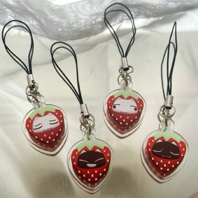 Jual TORO INOUE & KURO STAWBERRY PHONE STRAP CHARMS | DOKO DEMO ISSYO ...