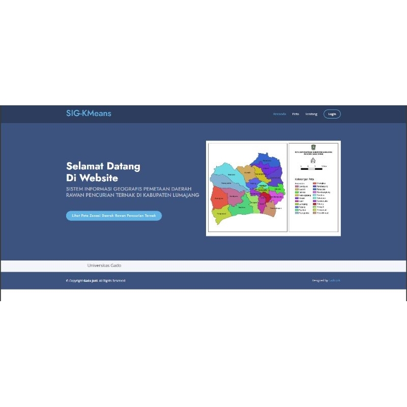 Jual Aplikasi Clustering Berbasis Web dengan Metode K-Means GIS/ pemetaan /zonasi dengan maps ...