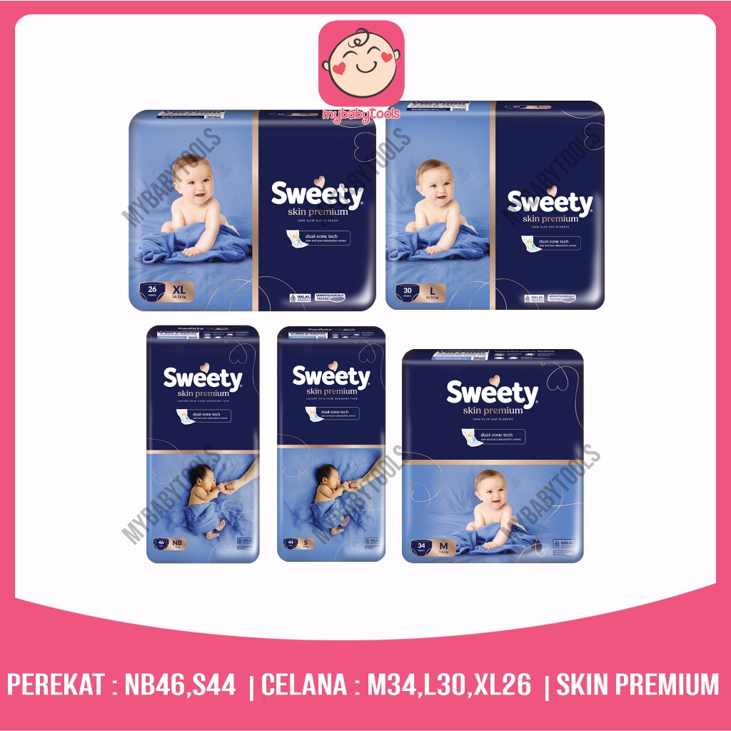Jual SWEETY SKIN PREMIUM TAPE NBS46 S44 PANTS M34 L30 XL26 POPOK BAYI ...
