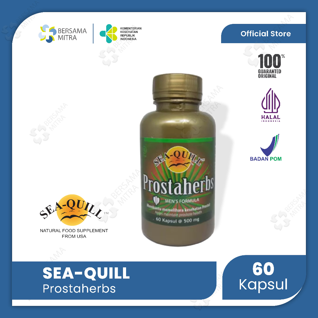 Jual Sea Quill Prostaherbs Men's Formula 60 Kapsul | Shopee Indonesia