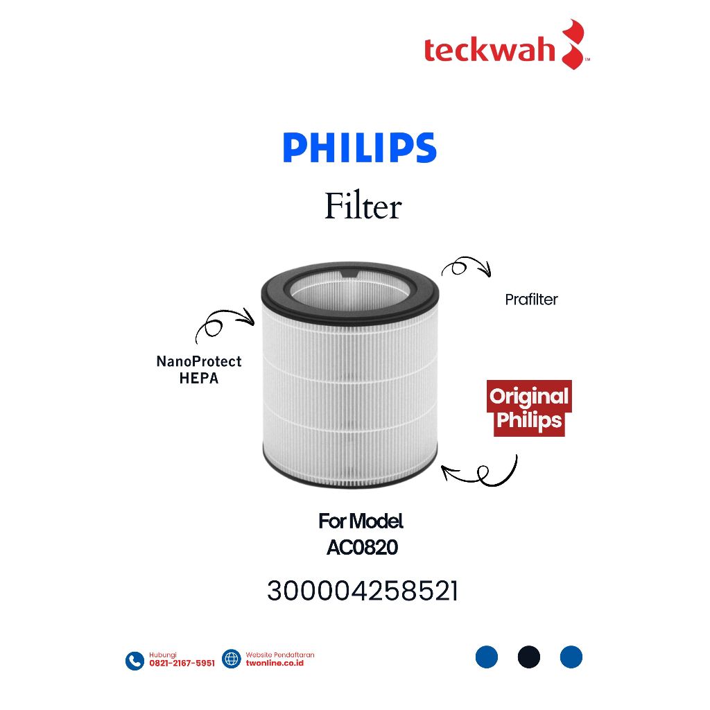Jual Philips Filter Air Purifier AC0820/20 Original | Shopee Indonesia