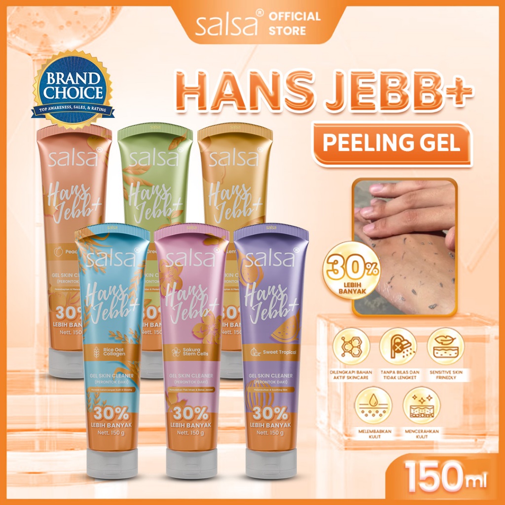 Jual [NEW! Upgrade] SALSA Hans Jebb+ Peeling Gel - Isi Lebih Banyak 30% ...
