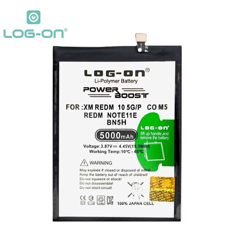 Jual Baterai Batre Log-On BN5H Xiaomi Redmi 10 5G / Poco M5 / Redmi ...