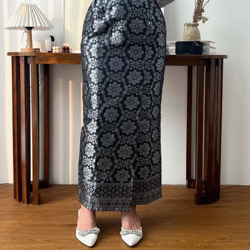 Jual Span Songket / Rok Songket Palembang / Rok Span Bahan Songket Asli ...