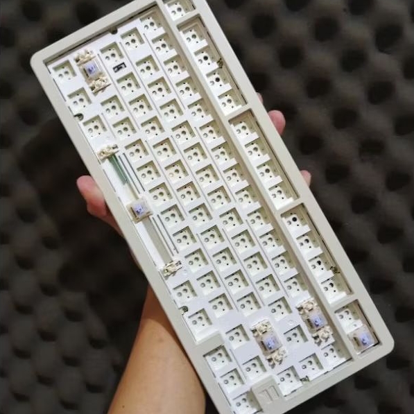 Jual Barebone Furycube F75 Alumunium Milky White - Gaming Keyboard ...