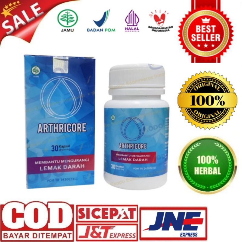 Jual ARTHRICORE Asli BPOM ( 30 Kapsul ) Obat Hipertensi Darah Tinggi ...