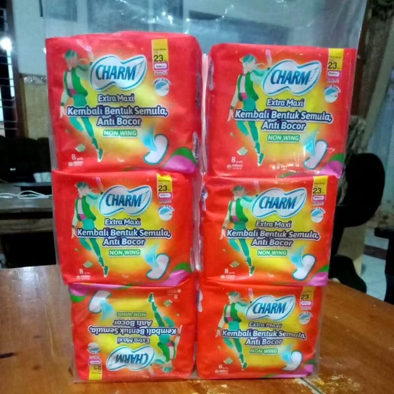 Jual 6 PACK PEMBALUT CHARM BODY FIT PER PACK ISI 8 (NON WING) | Shopee ...