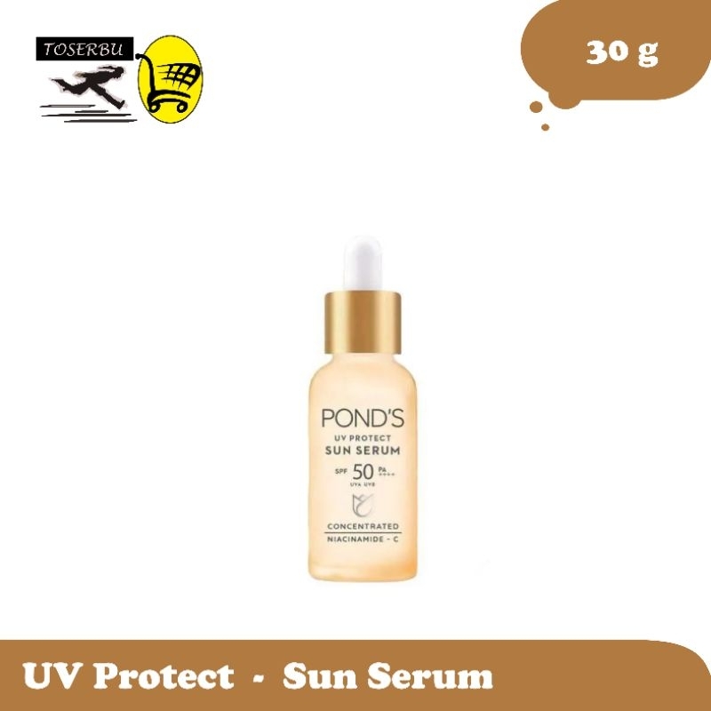 Jual PONDS UV Protection Sun Serum SPF50 Concentrated Niacinamide 30g ...