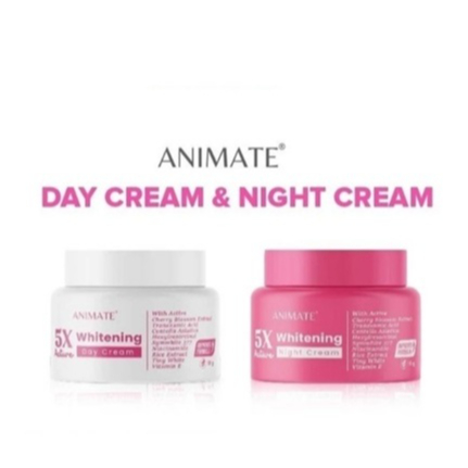 Jual ☘️ CHAROZA ☘️ ANIMATE 5X Active Whitening Cream | Animate Day ...