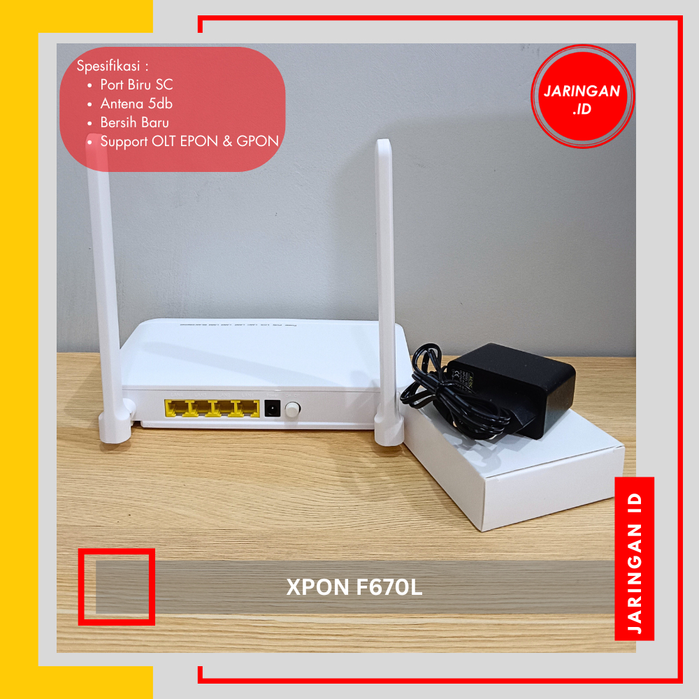 Jual ONT XPON F670L Dual Band 2-4GHz-5GHz OMCI TANPA BOX | Shopee Indonesia