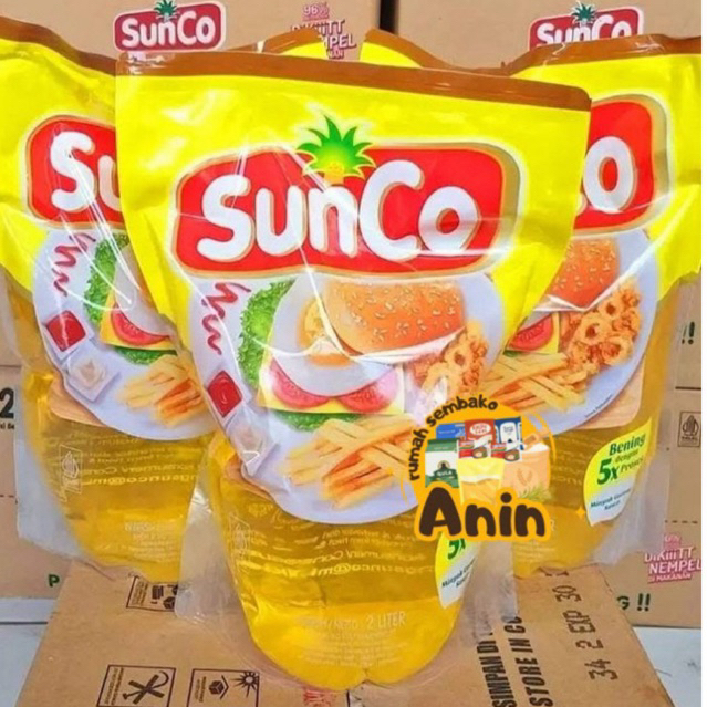 Jual Minyak Goreng Sunco Refill Pouch 2L / Minyak Goreng 2 Liter ...