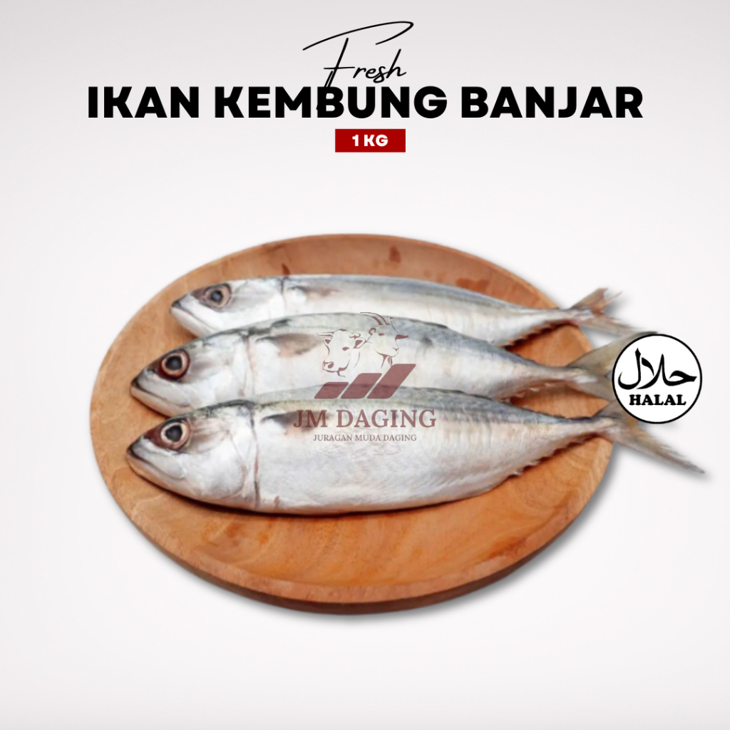Jual Ikan Kembung Banjar Frozen Halal 1kg Tangerang | Shopee Indonesia